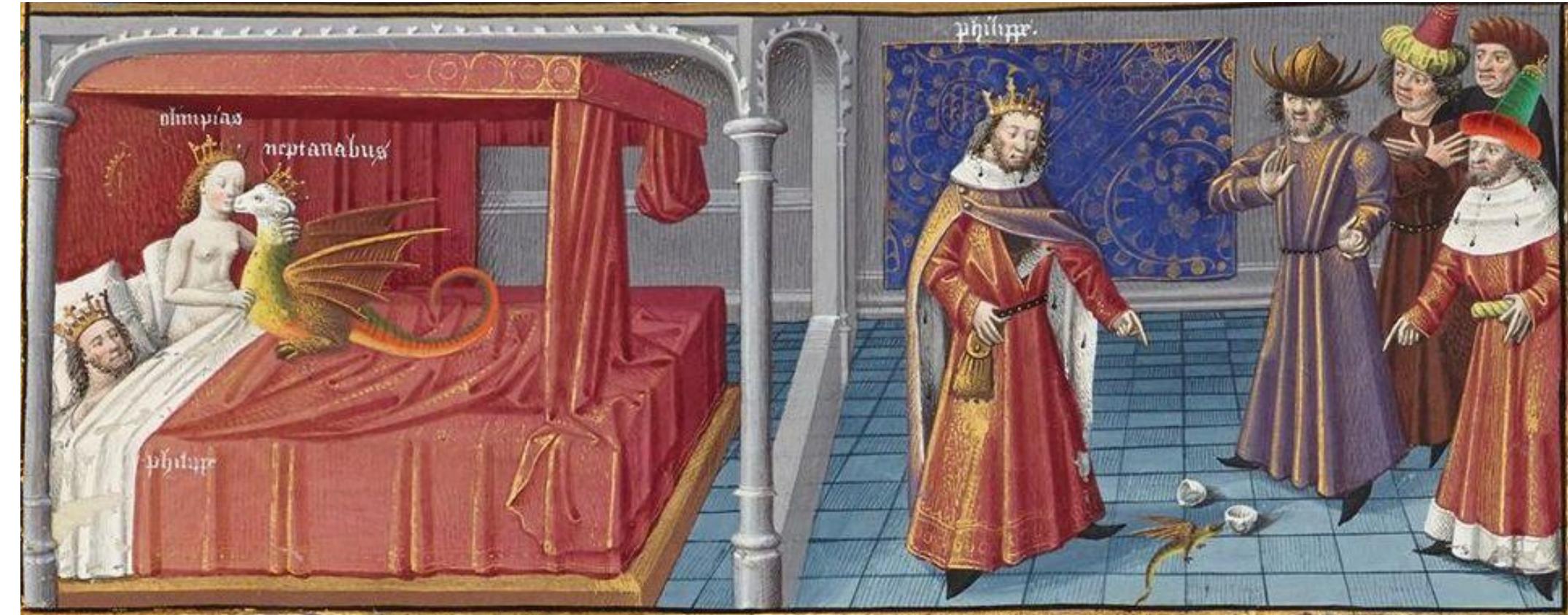 A bed enclosure for an unconventional royal family in the