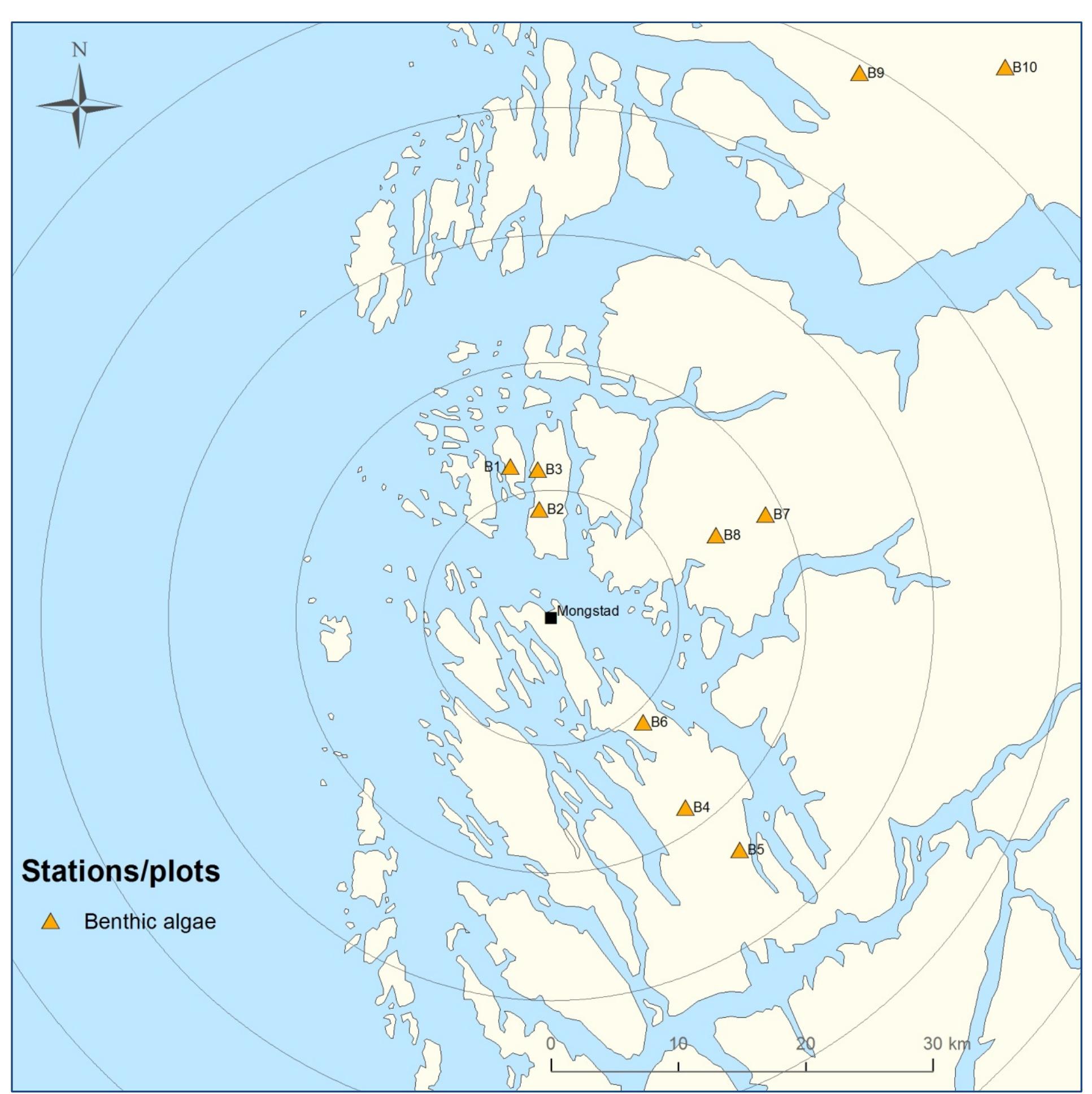 1.2 map of the mongstad area showing the location of the