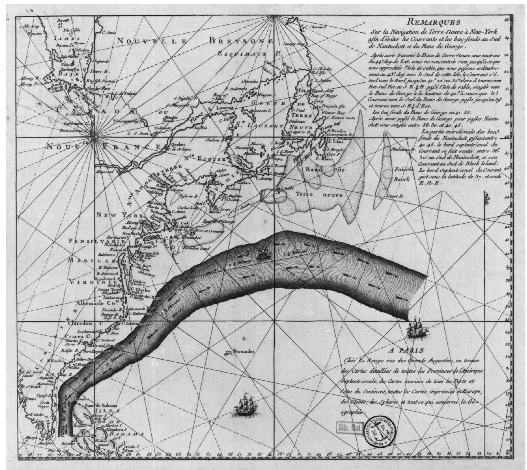 Figure 2 - The Benjamin Franklin and Timothy Folger Charts