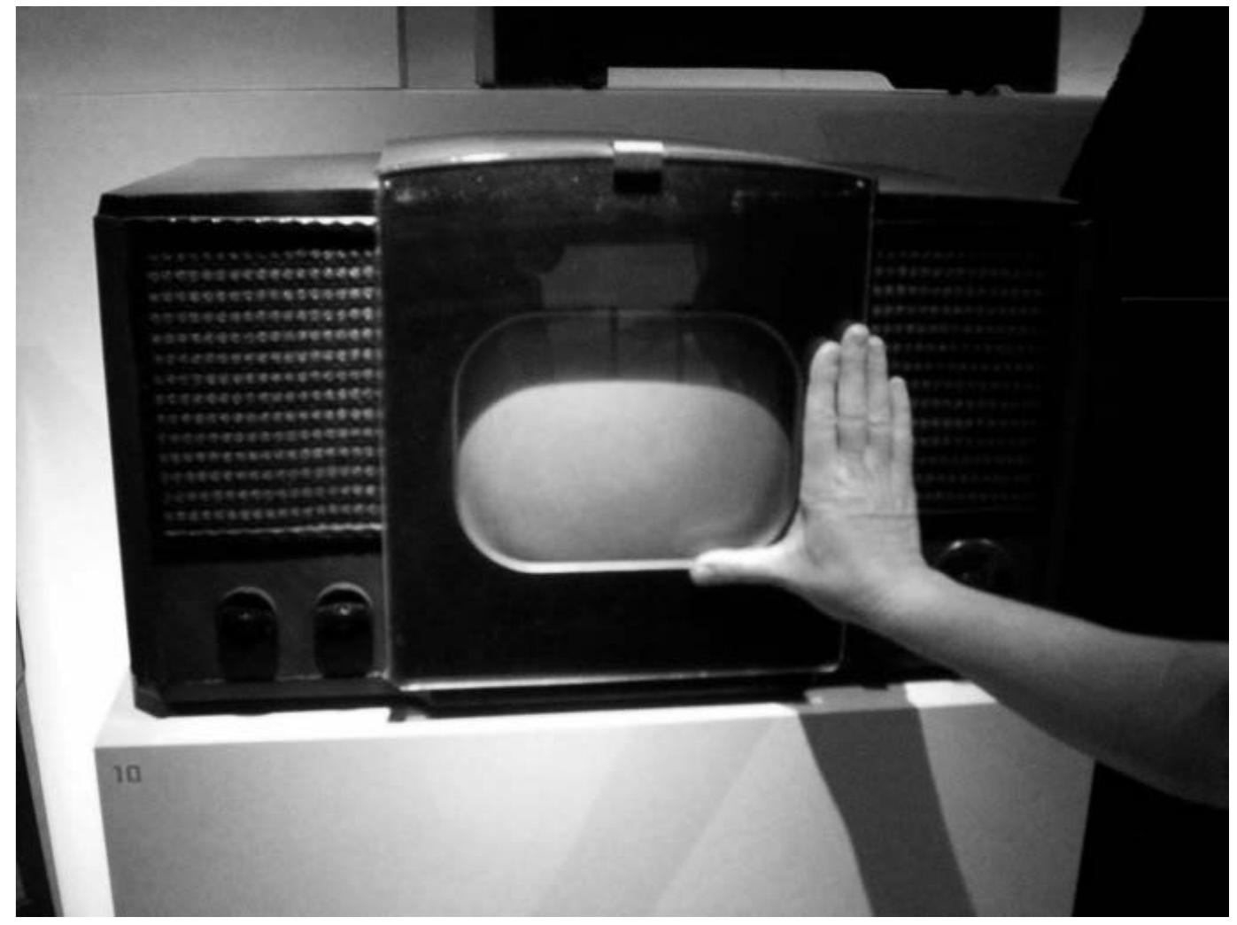 Rca’s 1946 630-ts television set with a screen size of only