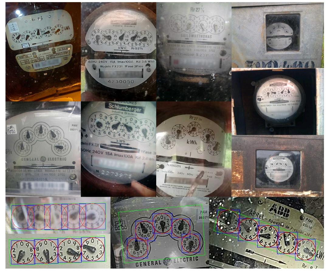 Examples of the images chosen for the dataset. in the bottom