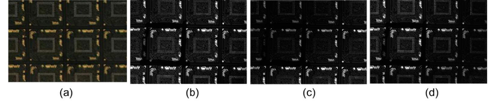 Example measurement of a bga sample: (a) photograph of the