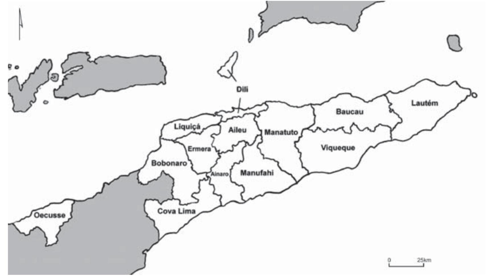-territory of timor-leste, localization and administrative