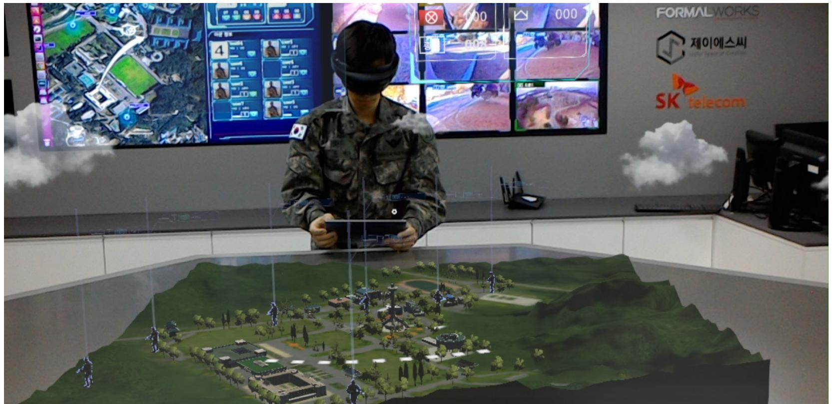 The microsoft hololens 2-based 3d operational picture. the