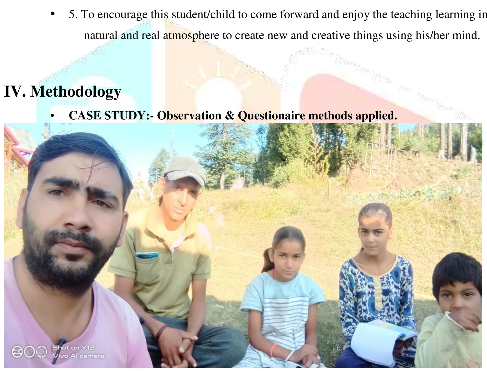 Figure 1 - A CASE STUDY OF A CHILD WITH SPECIAL