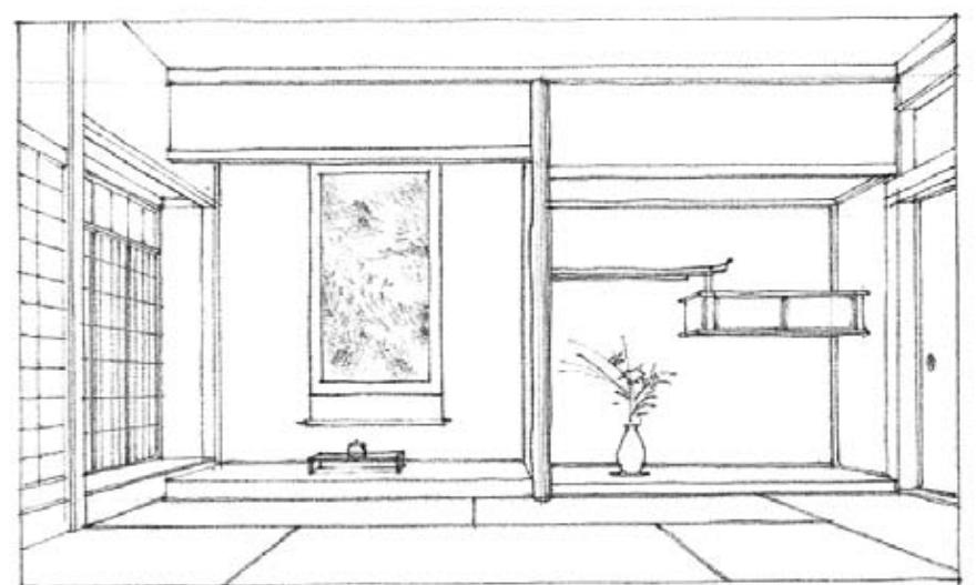 An internal focus: tokonoma, the spiritual center of a