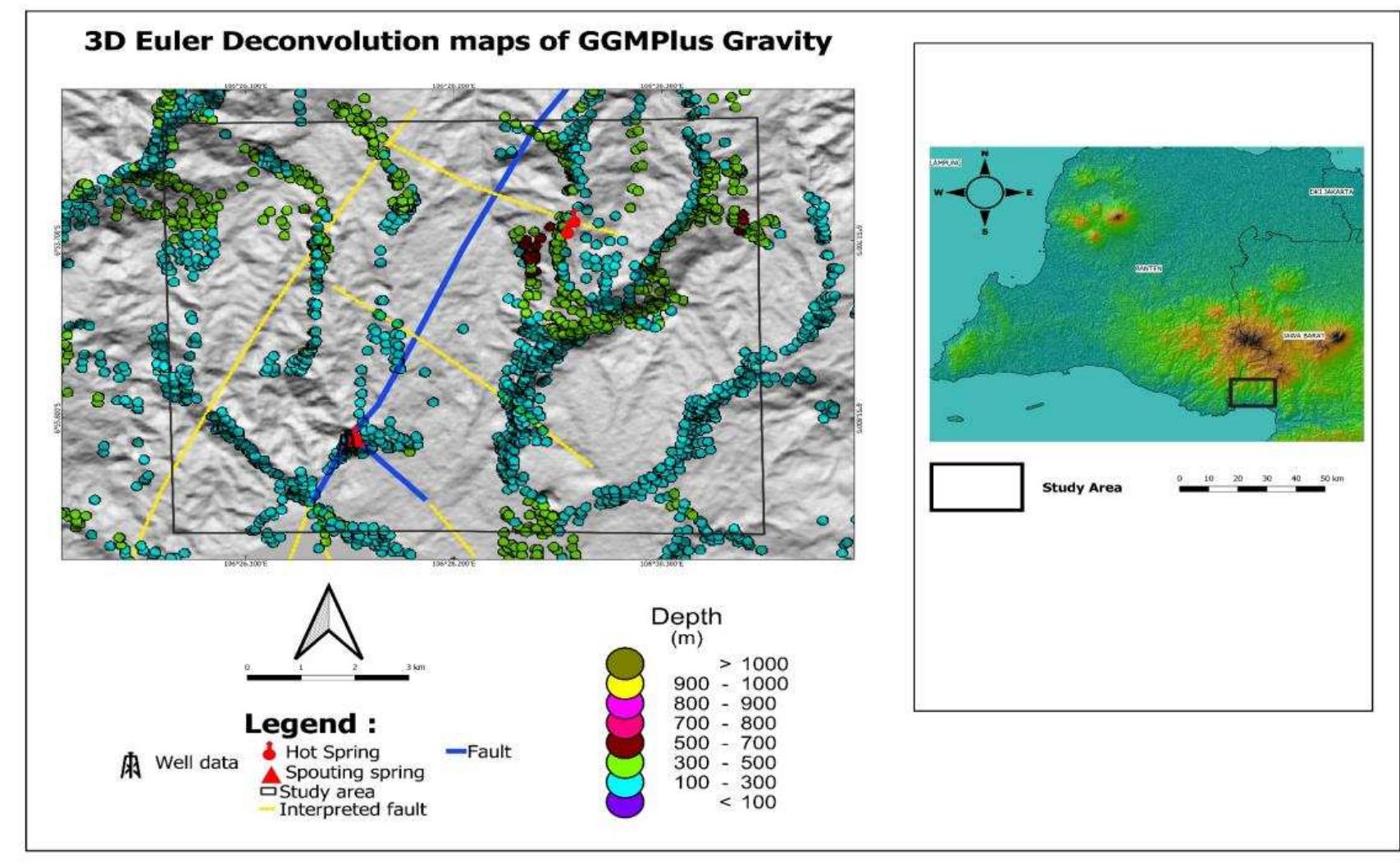 3d euler deconvolution maps of ggmplus gravity 5.2. ggmplus