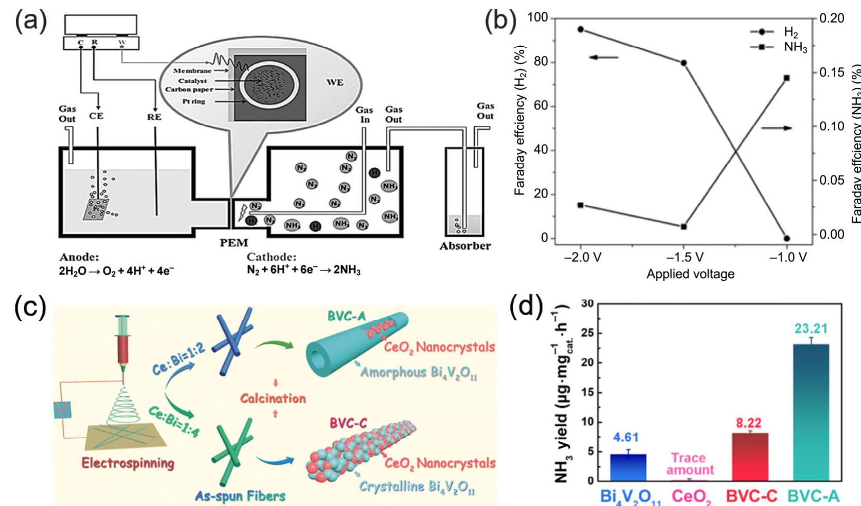 (a) schematic view of the electrocatalytic flow reactor for