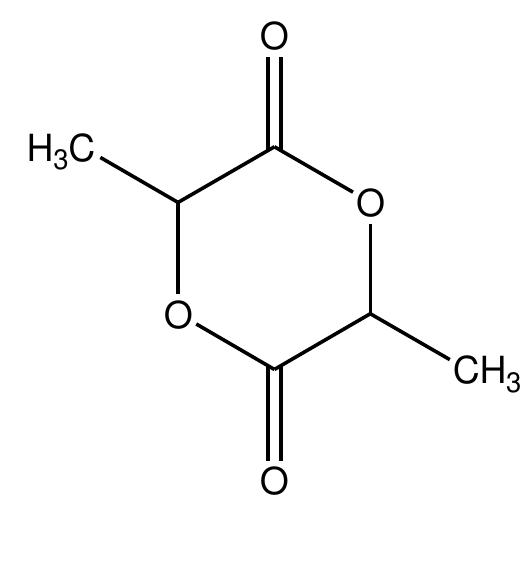 1 chemical structure of l- lactide dry toluene. figure 3.1