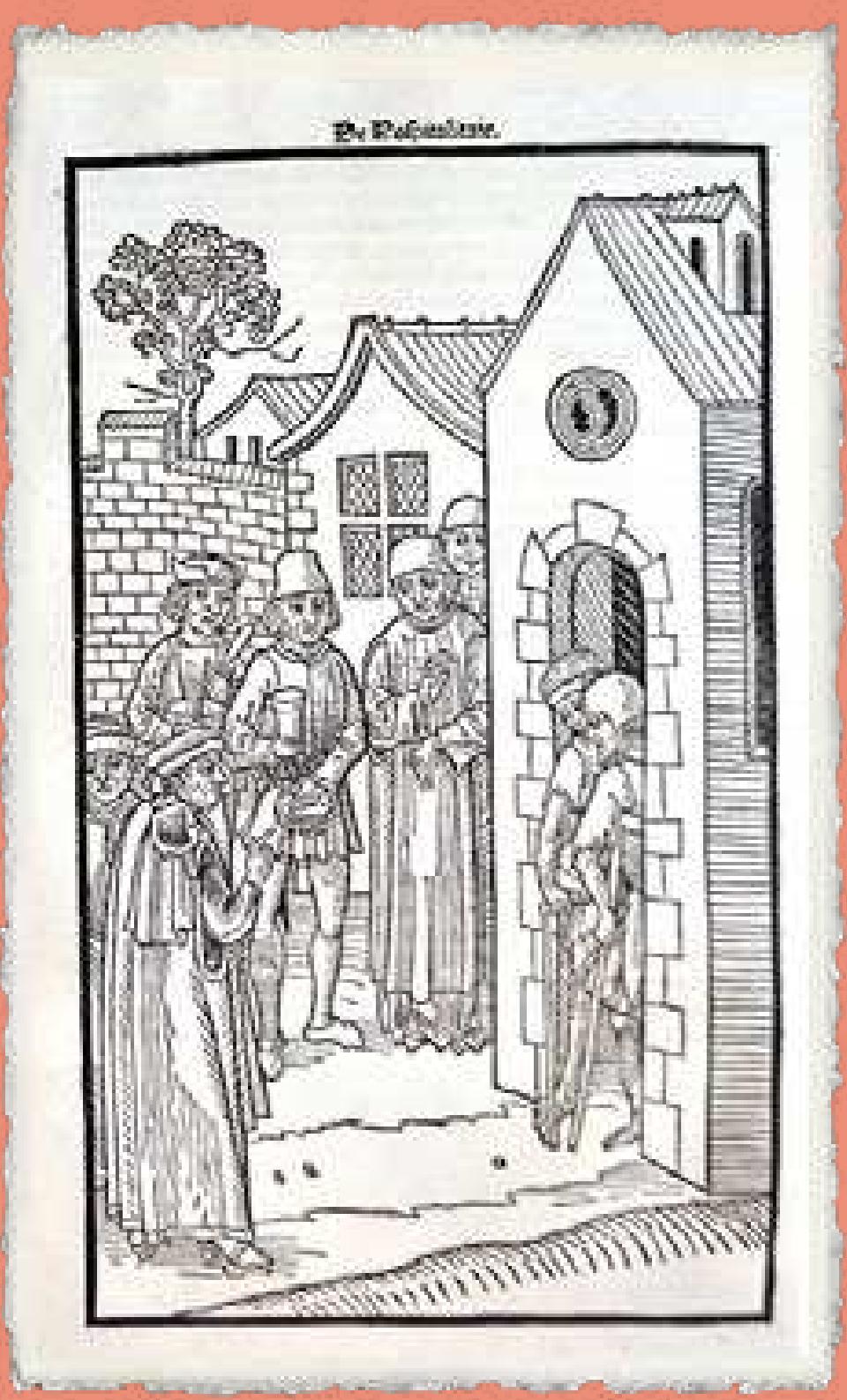 The ‘logo’ of one st john: ‘almsgiving by the brothers of