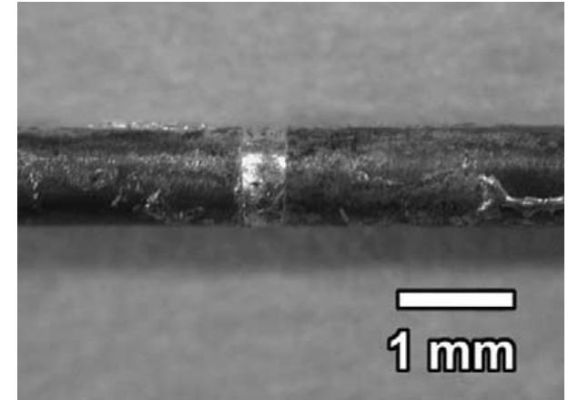 Specimen morphology after soldering. as shown in fig. 3(a),
