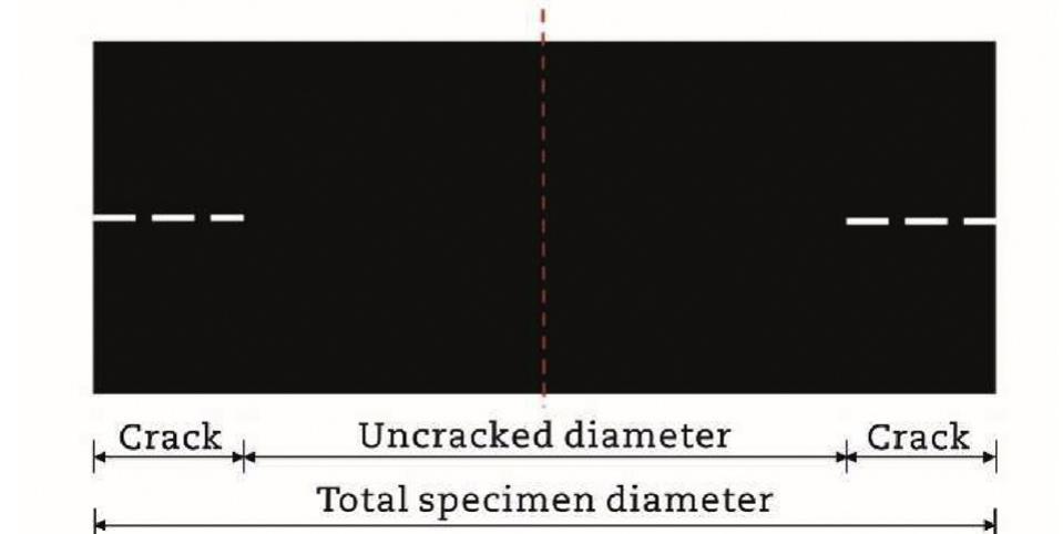 schematic illustration of edge fracture in a dsr sample