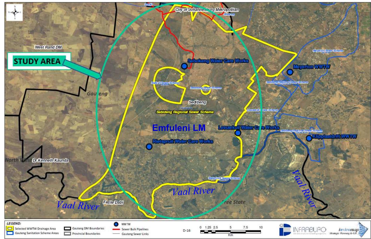 Figure 2 - Pollution of the Vaal River System in South