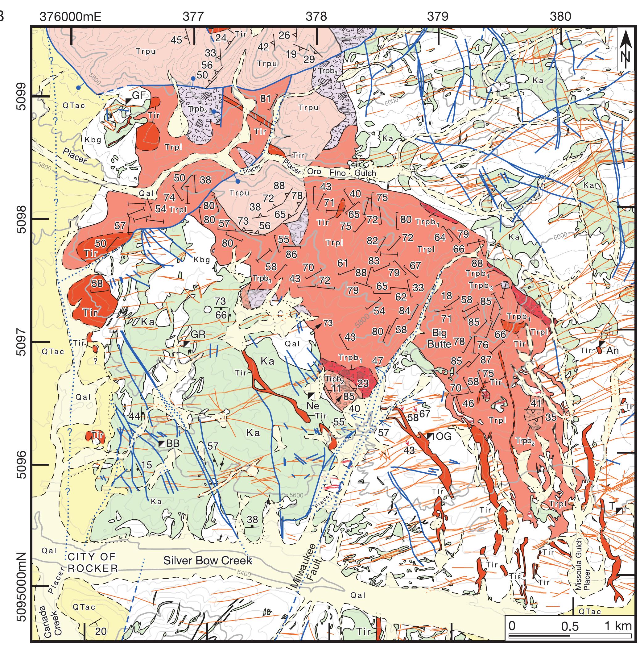 Figure 4 - Structural Geologic Evolution of the Butte