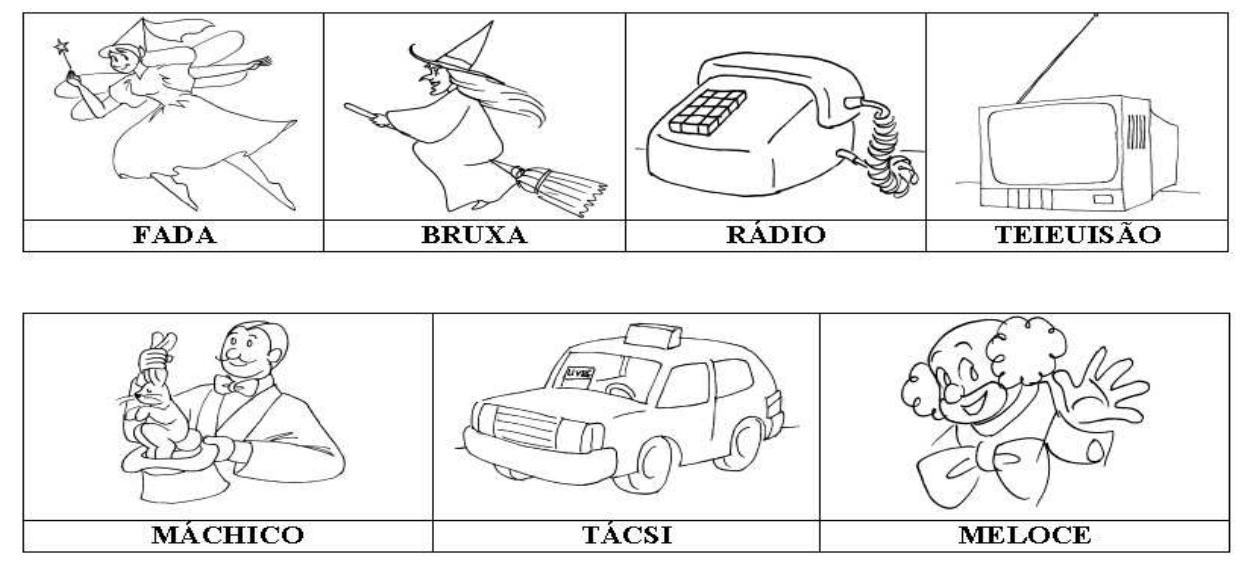 Examples of items of the wnw-rct. in order of the