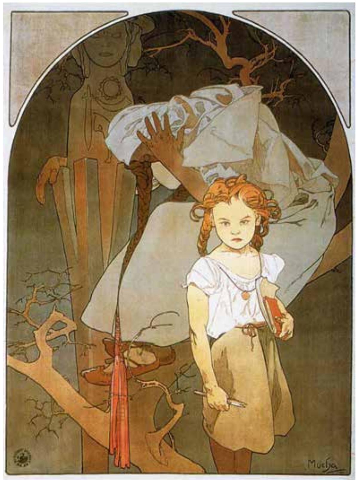 Alphonse mucha. the poster for “the lottery of the union of