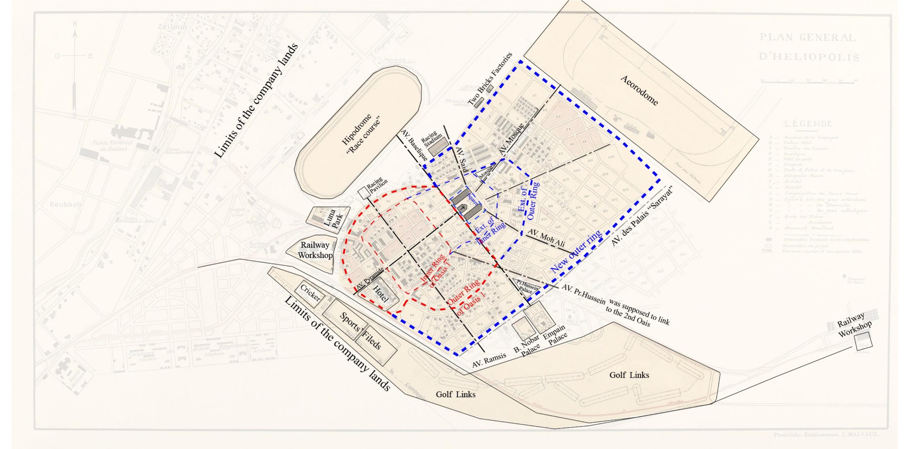 -12: analysis of the conceptual urban design of heliopolis.