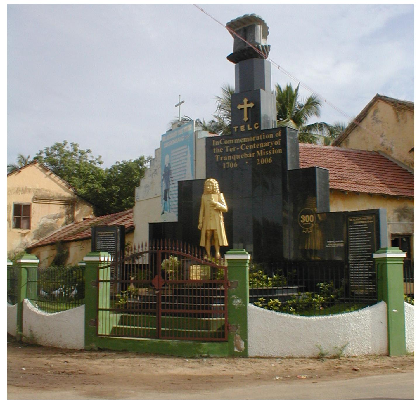 Statue of bartholomeus ziegenbalg (1682-1719) inaugurated in
