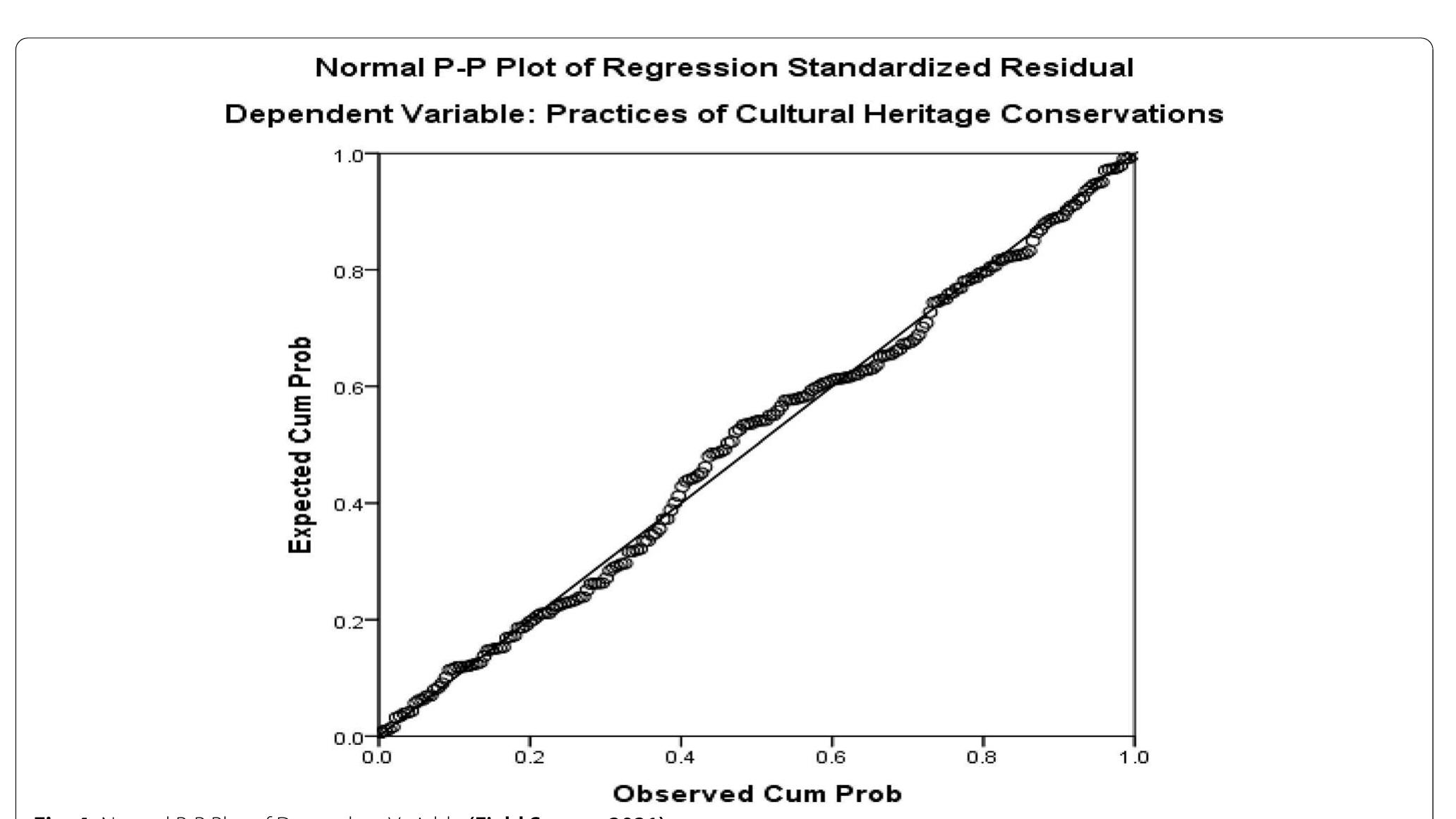 Scatter plot; conservation of cultural heritage (field