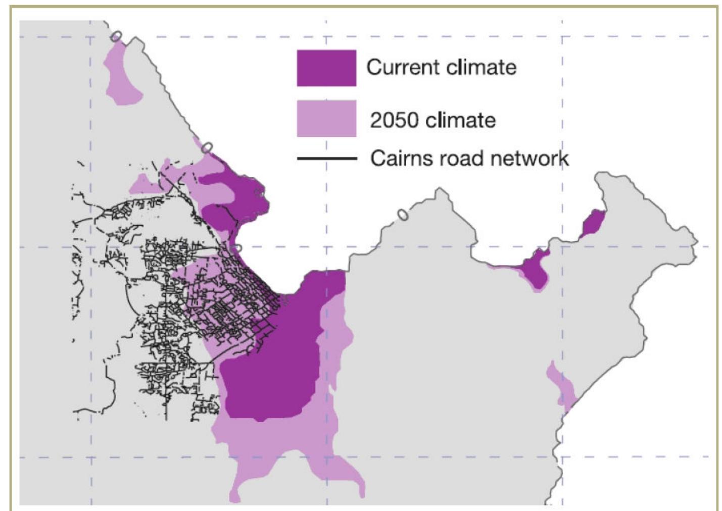 Map 3: flooding map with scenario the map shows both flood