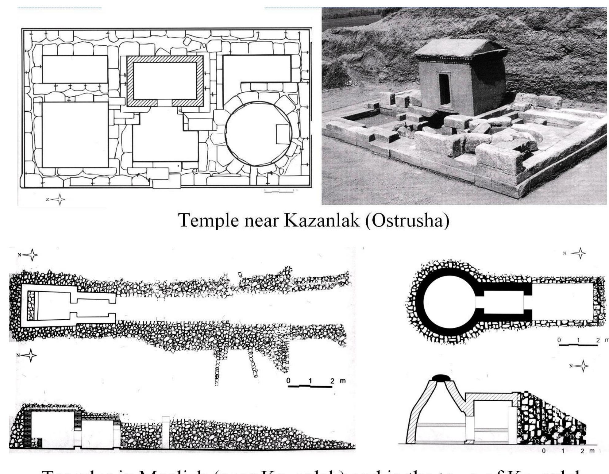 Figure 25 - Megalithic structures and dolmen orientation in