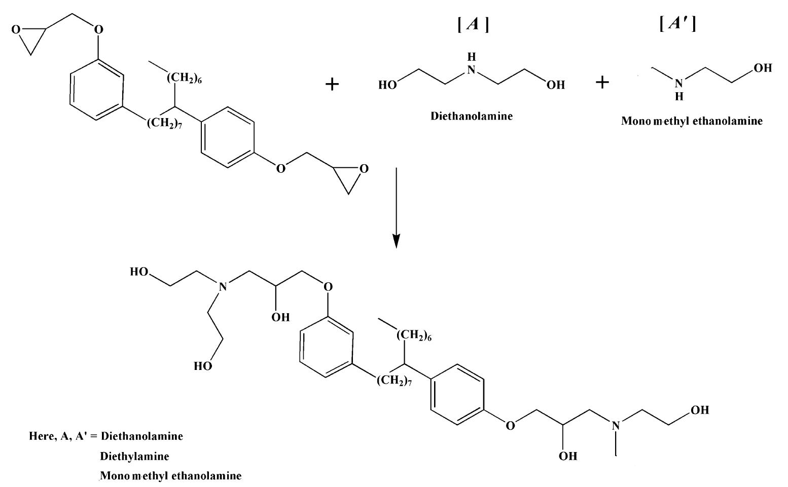 Schematic representation of polyol synthesis from nc-514