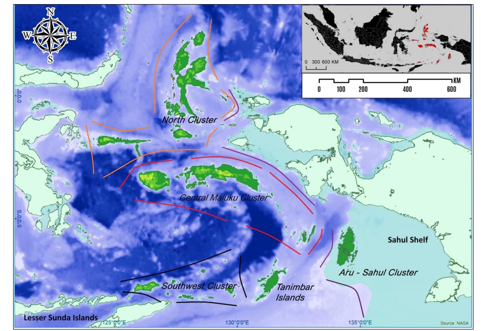 Disseverance cluster region by archaeological evidence of