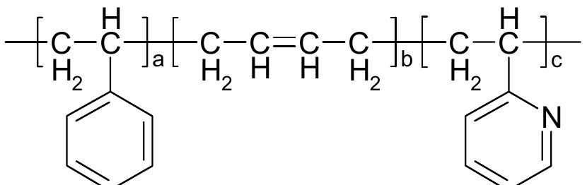 1 structural formula of styrene-butadiene-vinylpyridine