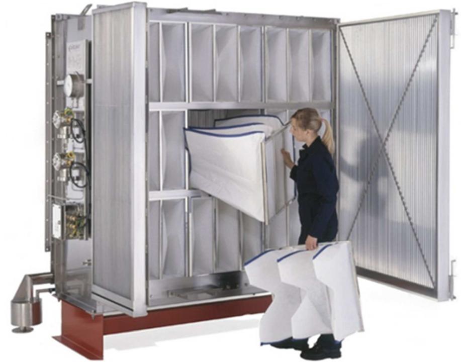 For offshore gt inlet filter systems, a face velocity value