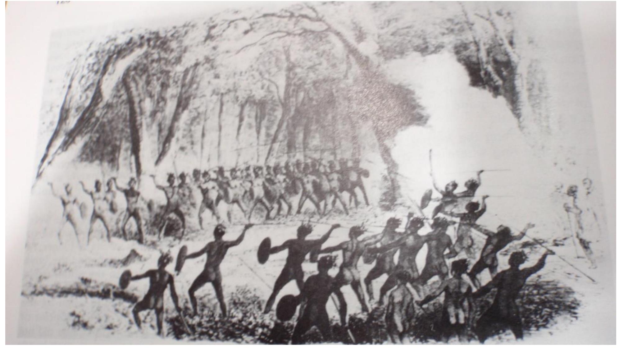 ; the 1853 tournament-battle, as depicted in the illustrated