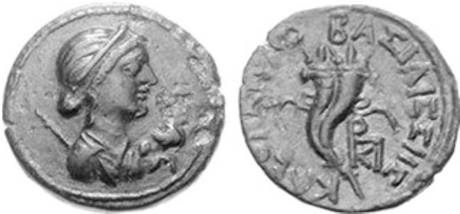 , 92: a 27mm (cleopatra vii and caesarion as aphrodite/isis