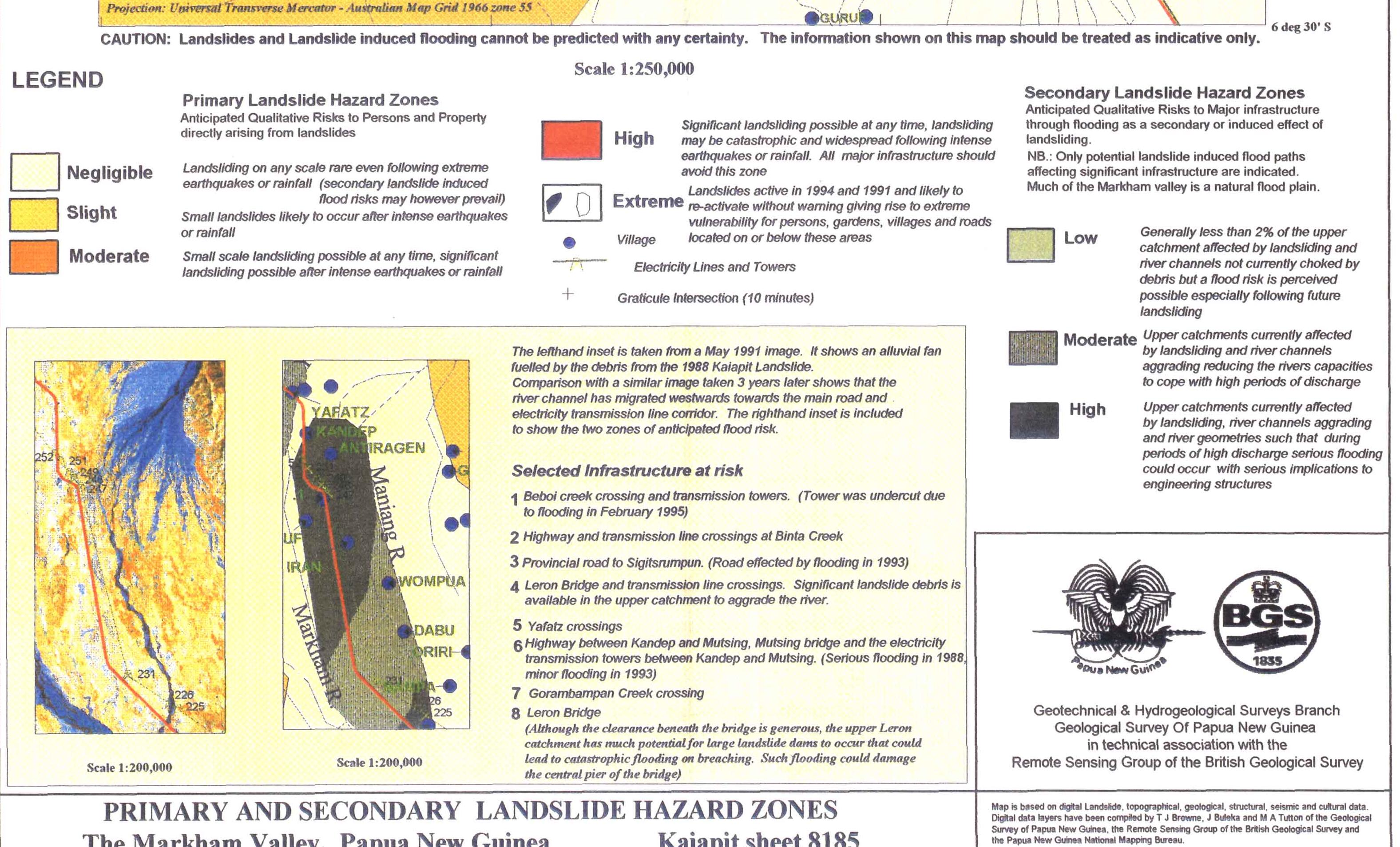 Figure 52 - Rapid methods of landslide hazard mapping: Papua