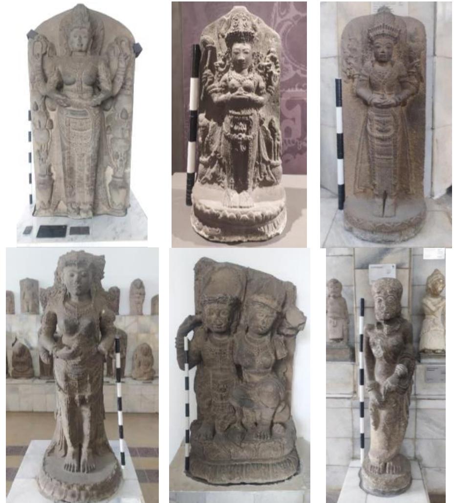 Parvati sculpture 1, parvati sculpture 2, queen : sculpture,