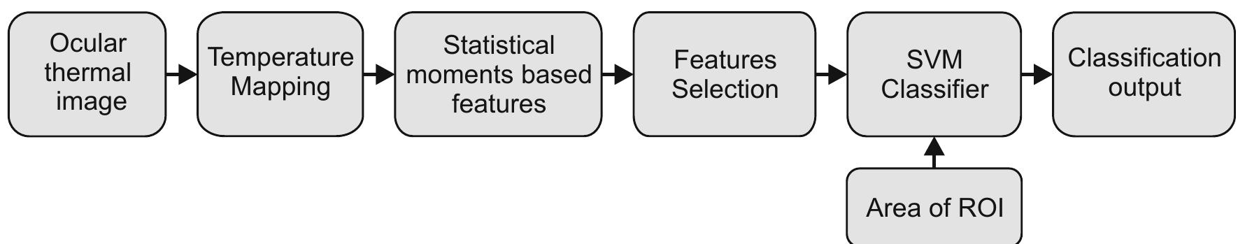 Temperature mapping based classification.