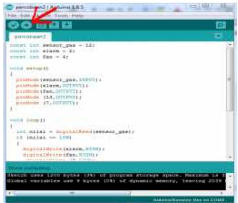 The design of the arduino uno microcontroller program is