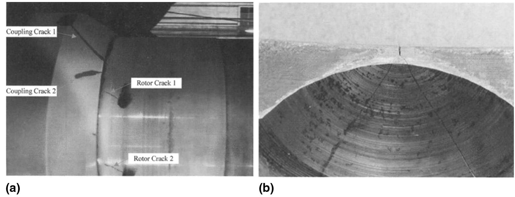 Fatigue fracture failure in a shaft and coupling of