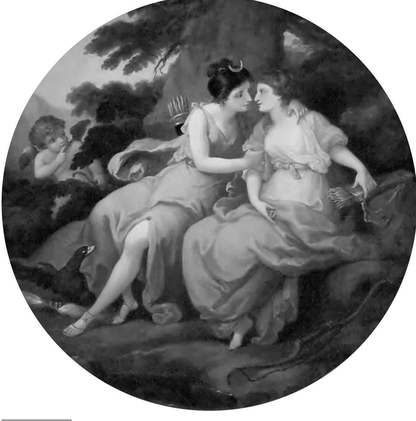 Freuree 7.6. after angelica kauffmann, jupiter in the guise