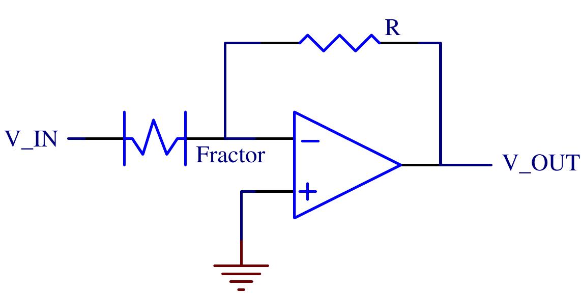 Schematic Circuit Diagram For A Fractional Order