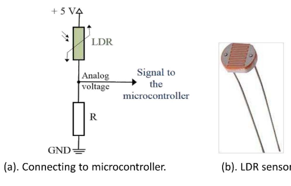 6. ldr sensor circuit.