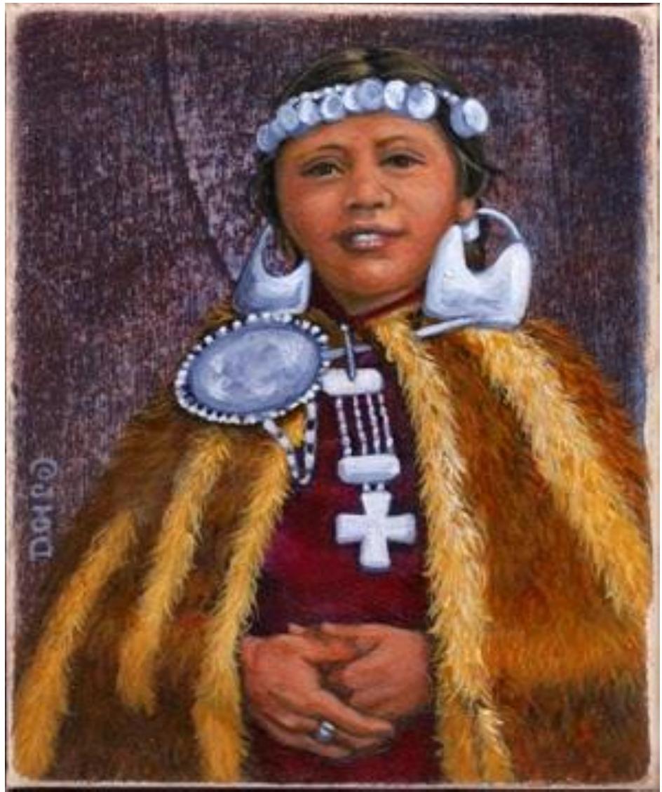 America meredith, mapuche girl after milet ramirez, 2014,