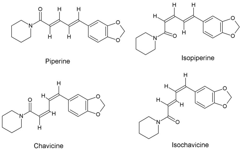 structures of piperine and its isomers different reviews