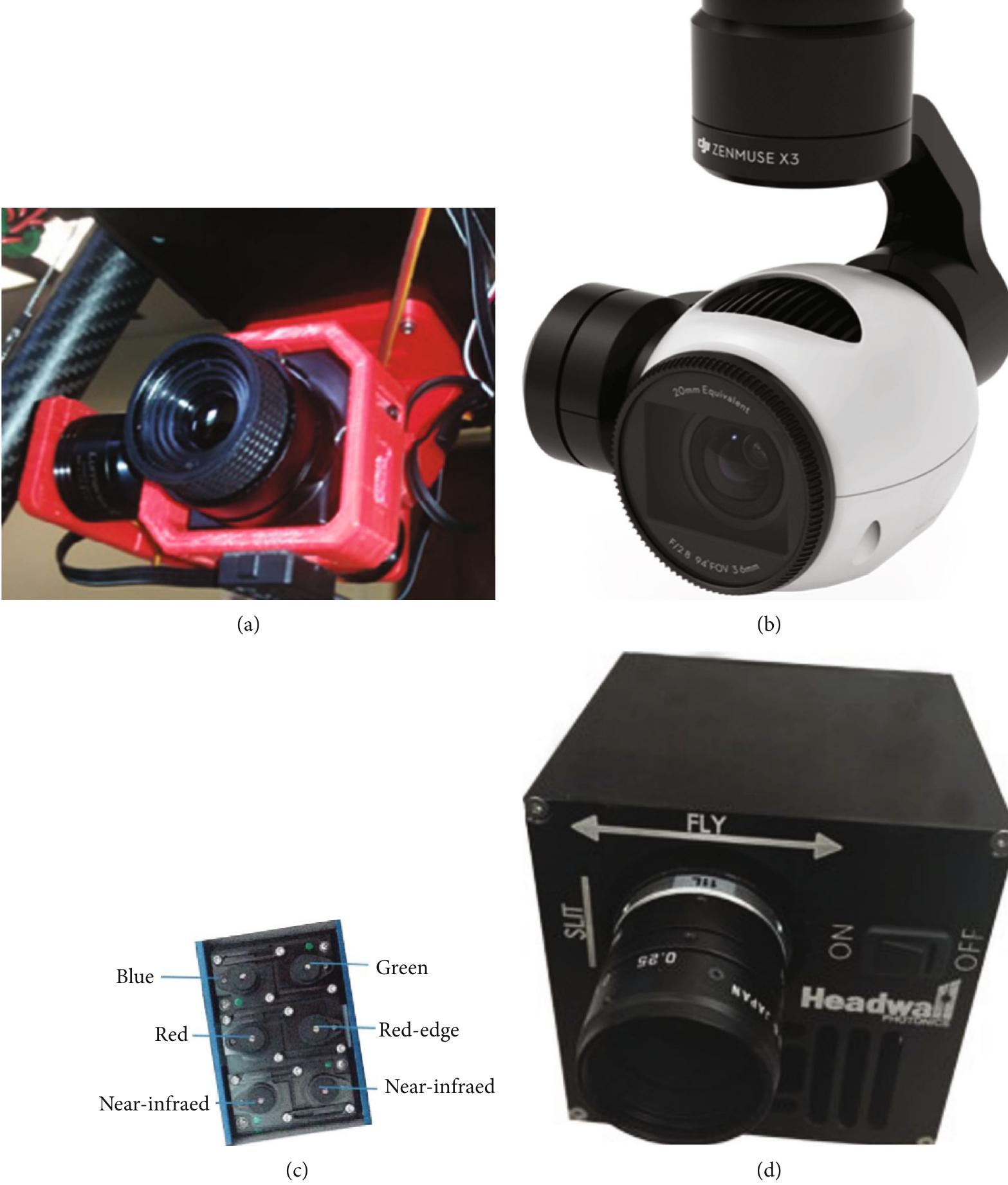 Examples of sensors used by uavs for pa: (a) thermal sensor