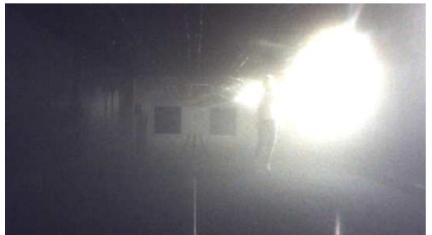 A scenario of testing lidar performance under fog in cerema
