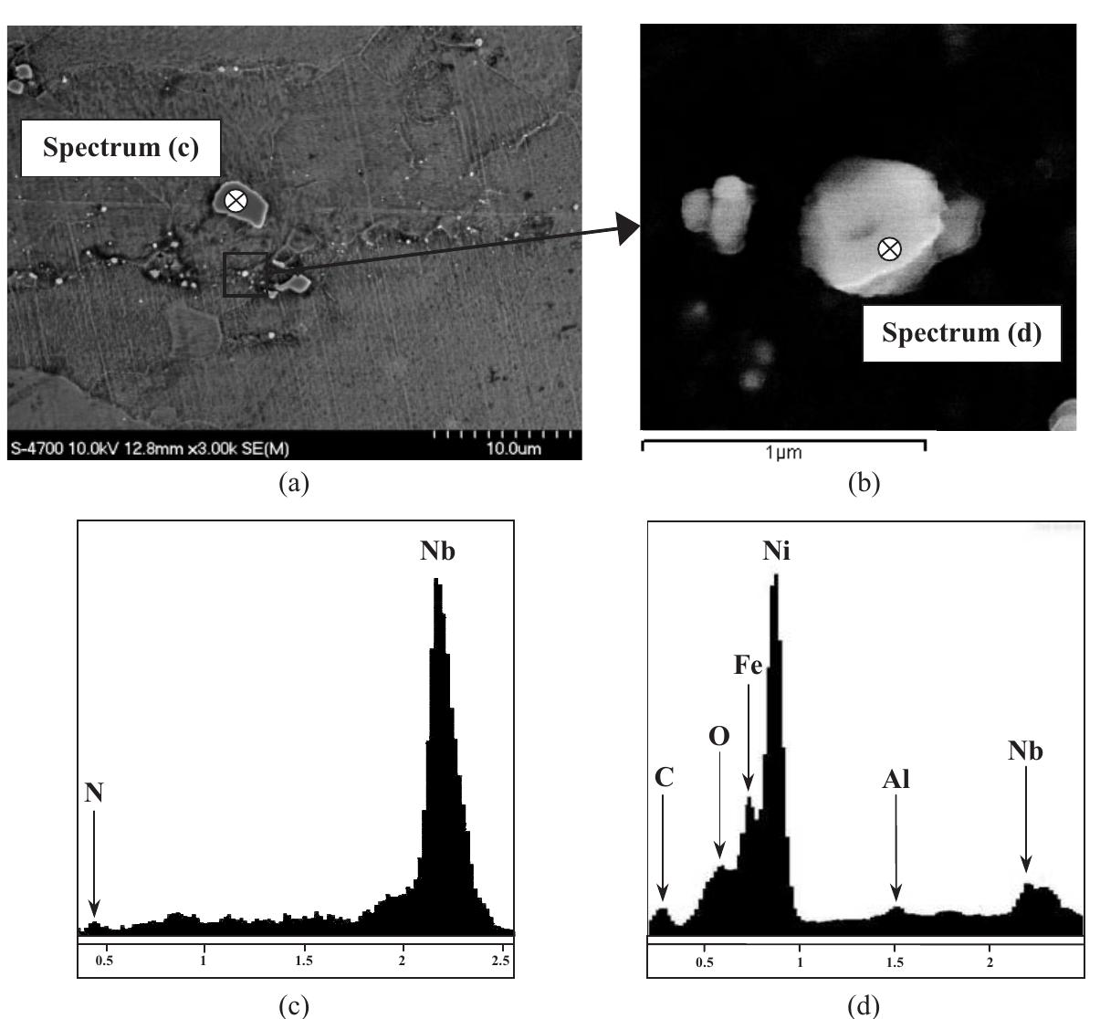 A Sem Micrograph Of The Weld Interface B Sem Micrograph