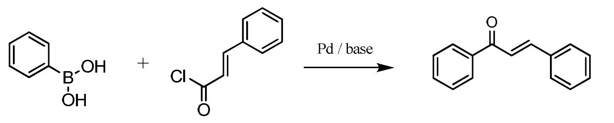 Coupling reaction between aromatic alkynes (7) and aldehyde