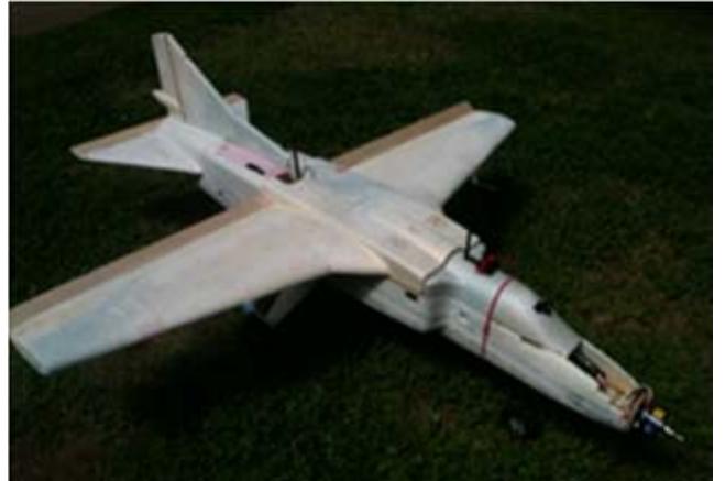 The fixed-wing suas is shown in figure 4. it is a former