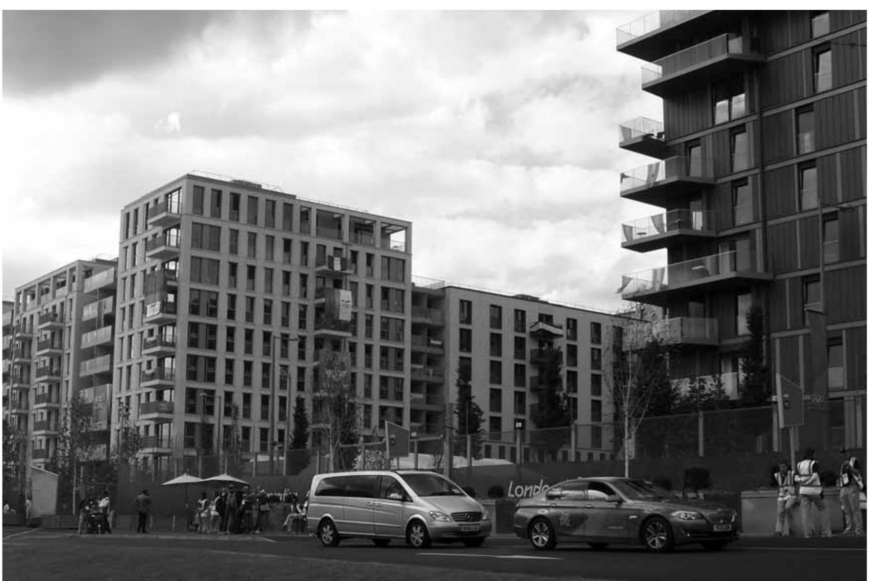 London 2012’s olympic village photographed in august 2012.