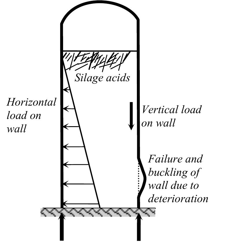 Figure 8 - from Cause of Damage and Failures in Silo