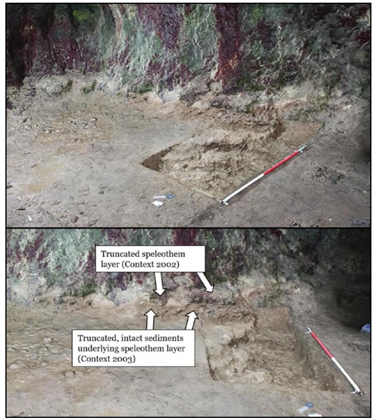 Screengrabs of a 3-d model of the maximum extent of the
