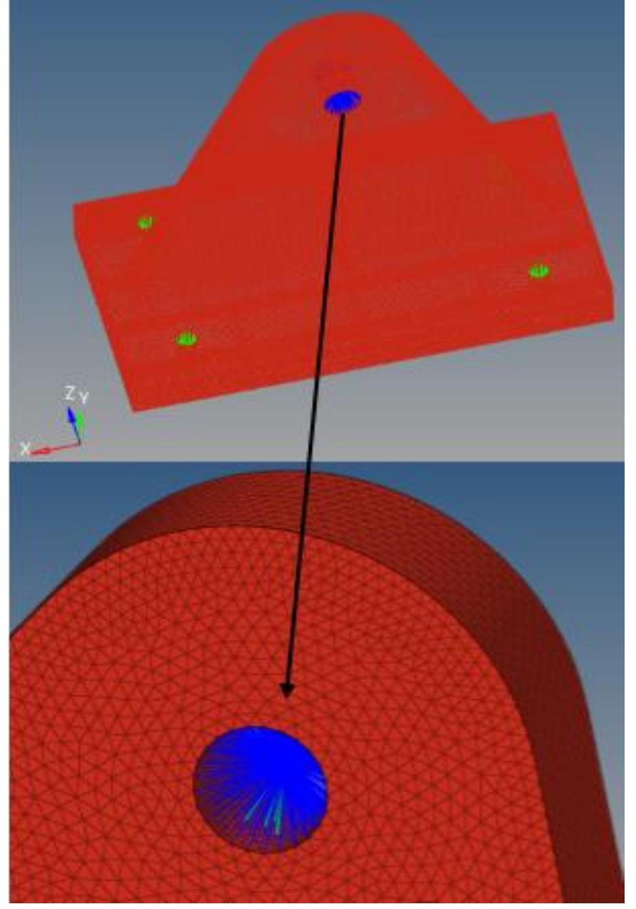 - 6: lug bracket mesh mesh creation is the processing of